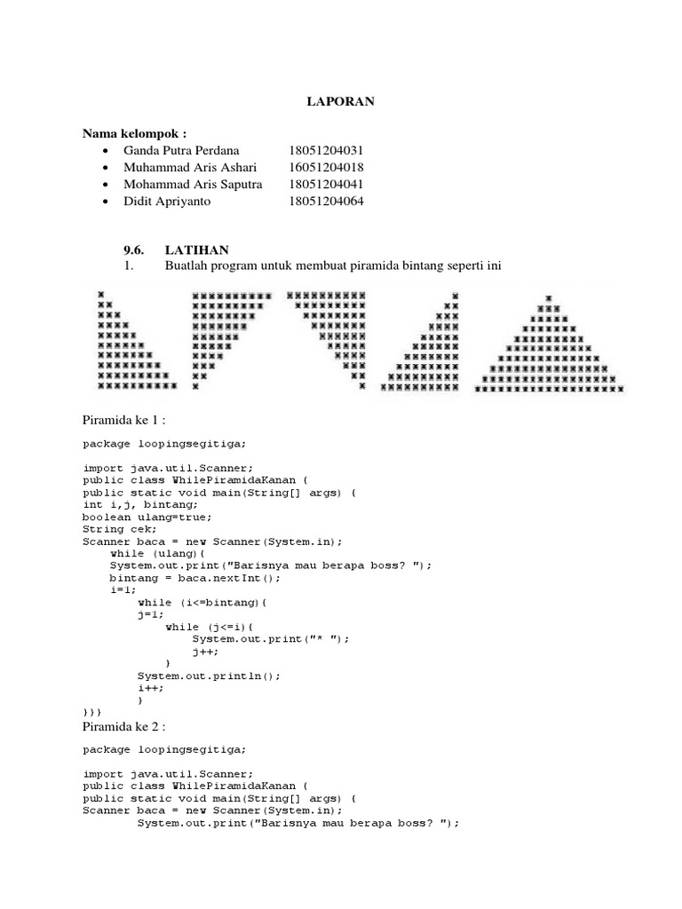 PBO Bab 9 Latihan No 4 Dan 5 | PDF | Computer Programming | Teaching Mathematics