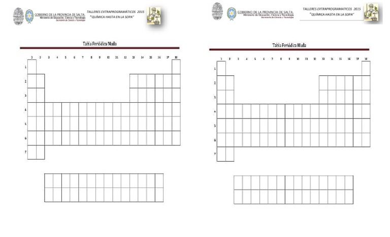 Tabla Periódica Muda | PDF