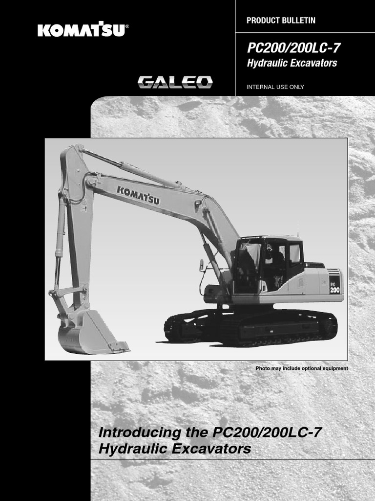 Introducing The PC200/200LC-7 Hydraulic Excavators | PDF | Motor Oil ...