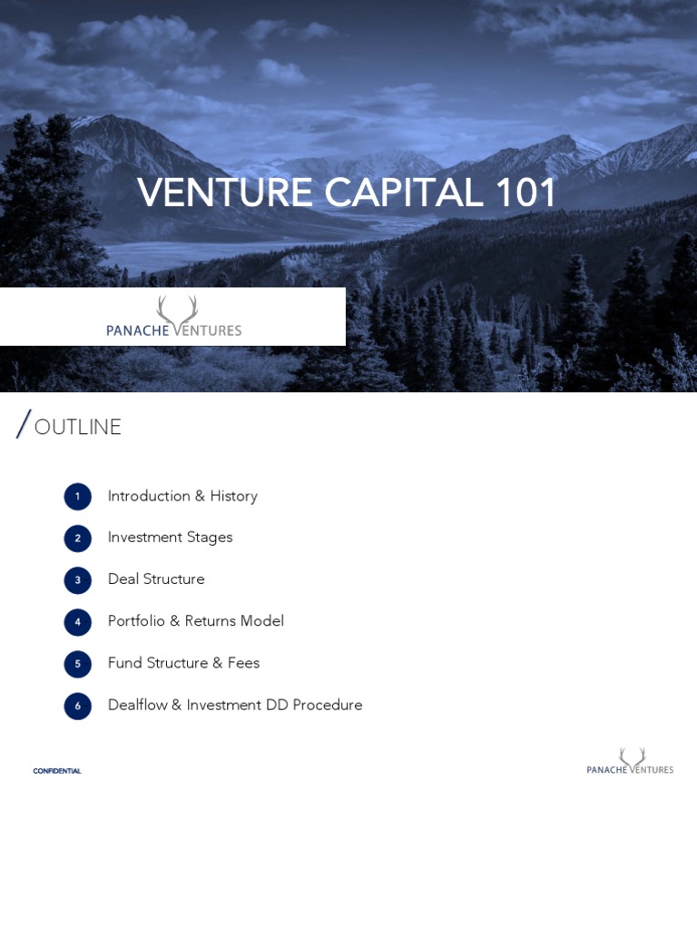 Venture Capital 101 PDF | PDF | Venture Capital | Corporate Finance