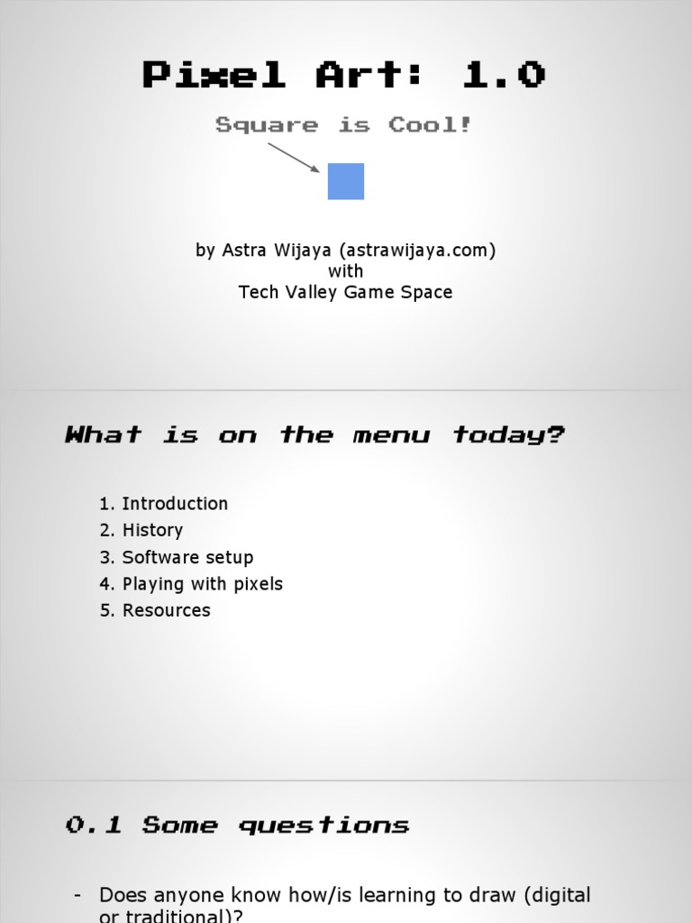 Total Beginner Pixel Art PDF | PDF | Adobe Photoshop | Computer Graphics