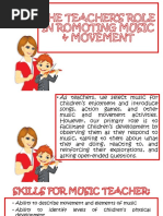 Creative Movement Lesson Plan | PDF | Behavioural Sciences | Psychology