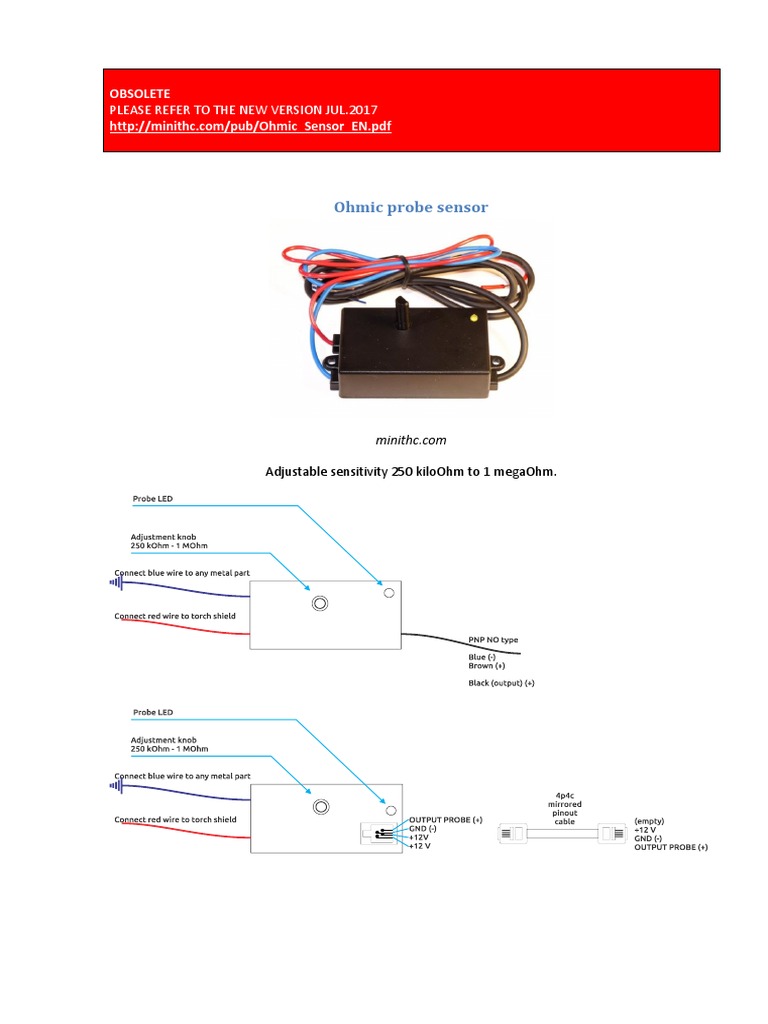 Ohmic Probe Sensor: Please Refer To The New Version Jul.2017 | PDF ...