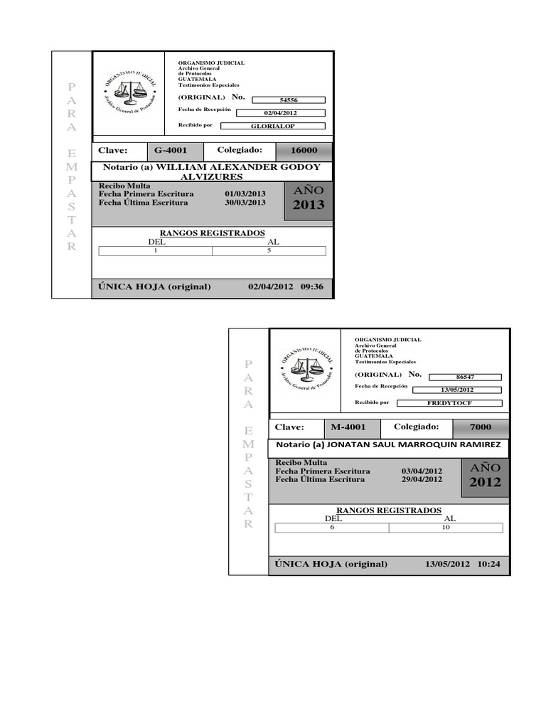 Constancia de Entrega de Testimonios Especiales | PDF | Derecho Civil ... Constancia de Entrega de Testimonios Especiales | PDF | Derecho Civil ...