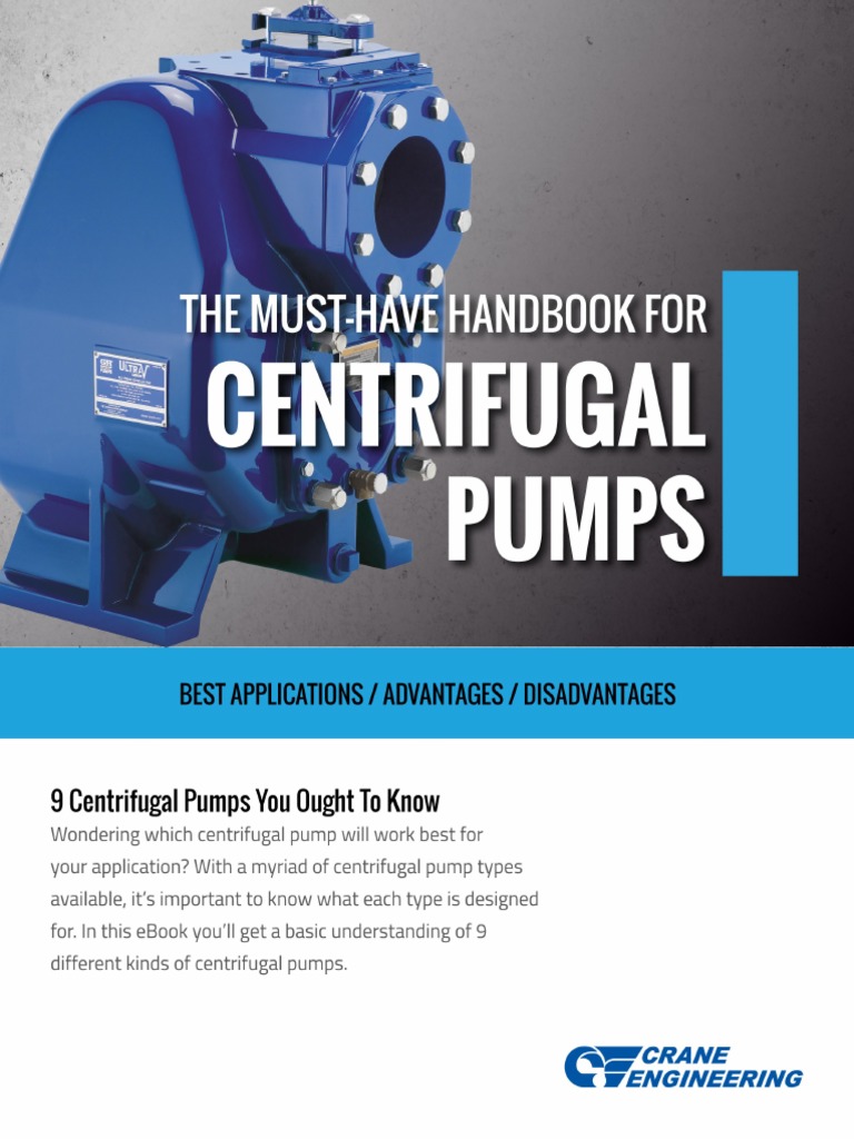 Centrifugal Pumps Handbook CRANE | Download Free PDF | Pump | Fluid ...