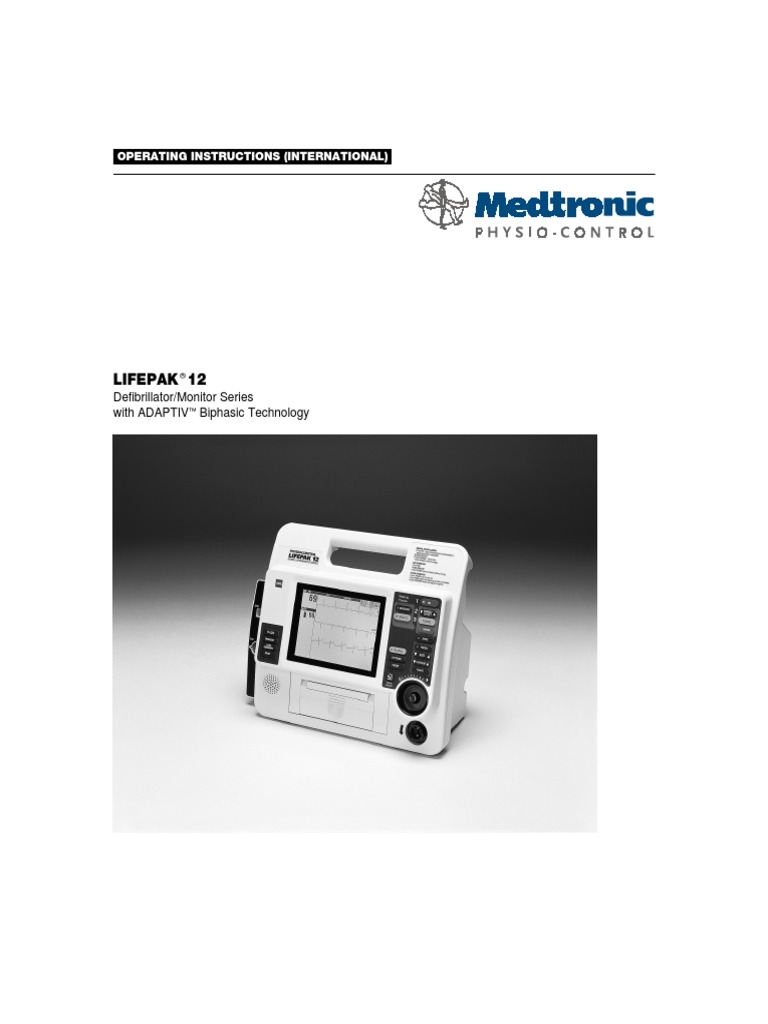 Usuario Lifepak 12 | PDF | Electrocardiography | Blood Pressure