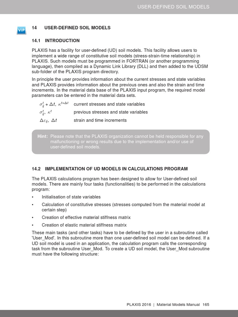 Plaxis 2D | PDF | Parameter (Computer Programming) | Subroutine