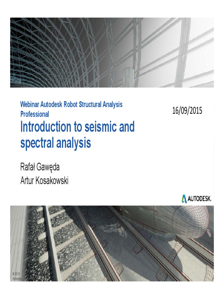 Webinar N°7 Introduction To Seismic and Spectral Analysis | PDF ...