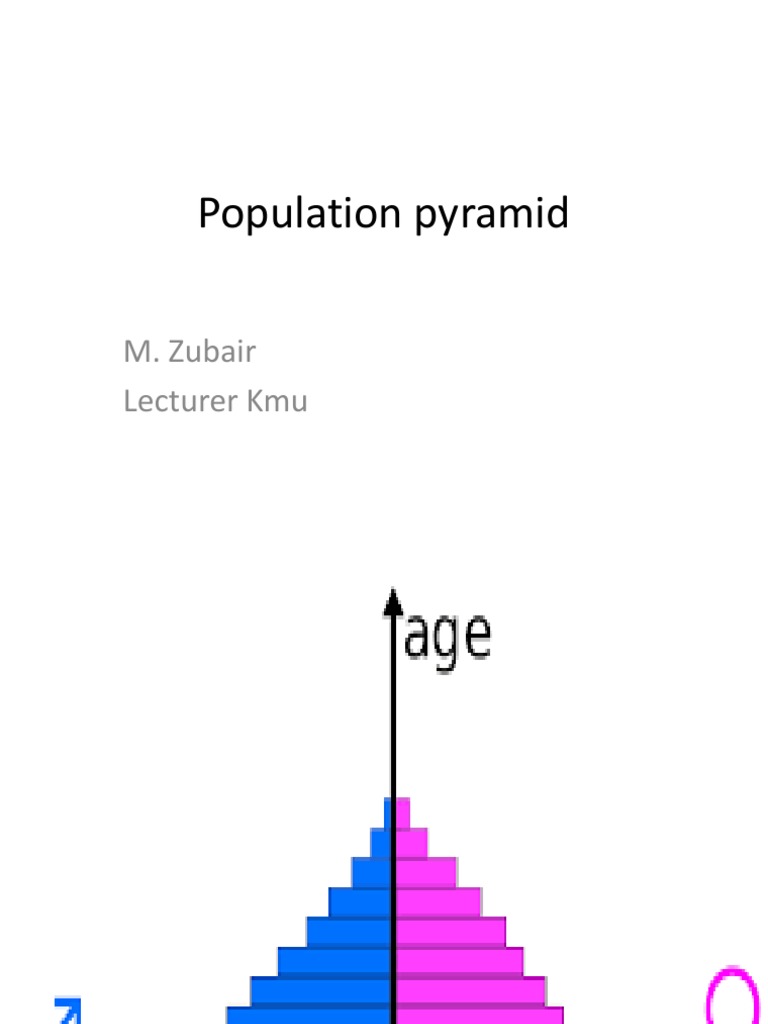 Population Pyramid: M. Zubair Lecturer Kmu | PDF | Social Science