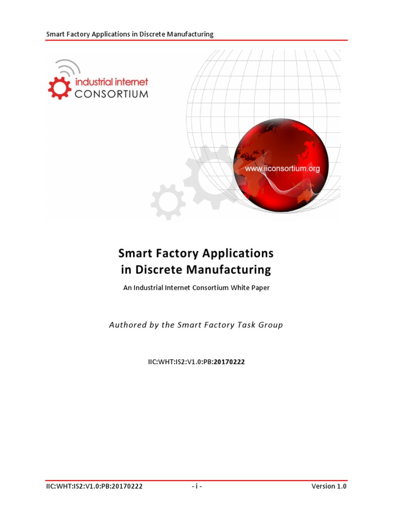 Smart Factory White Paper | PDF | Internet Of Things | Supply Chain