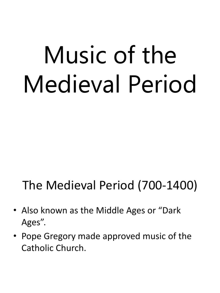 Music Evolution: Medieval to Renaissance | PDF | Musical Compositions ...