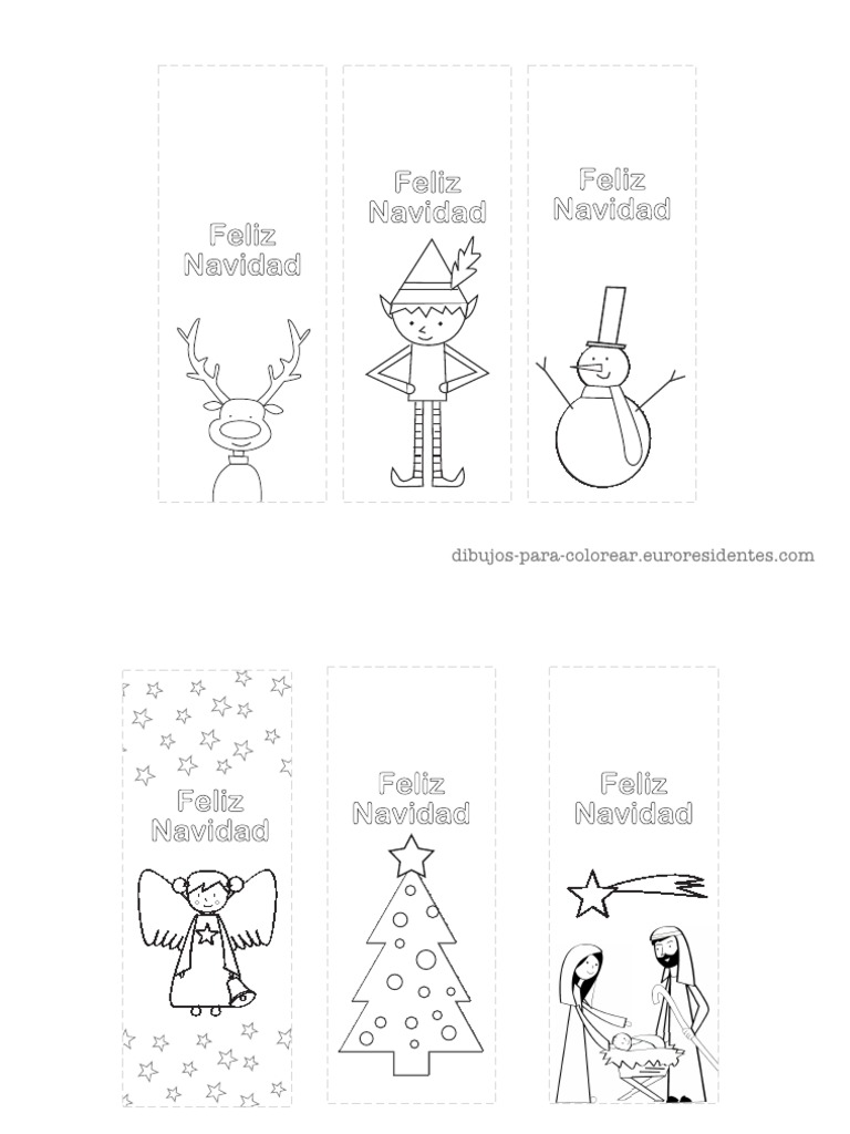 Marcapaginas Navidad PDF | PDF