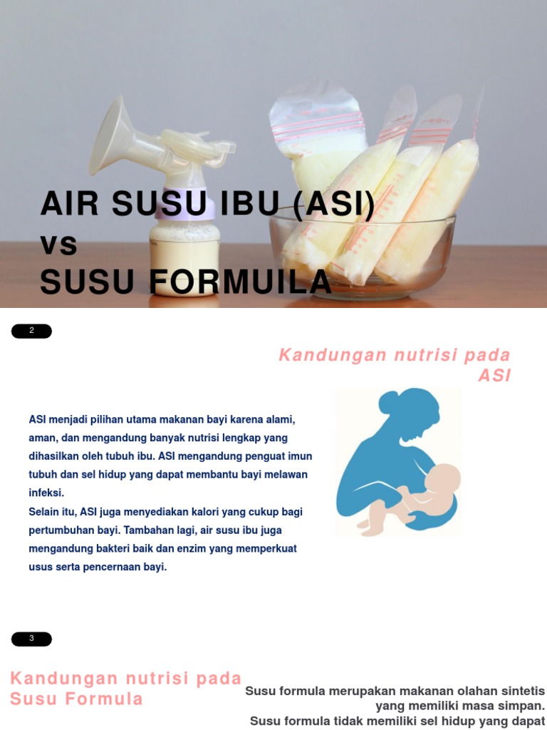 Perbandingan ASI dan Susu Formula | PDF