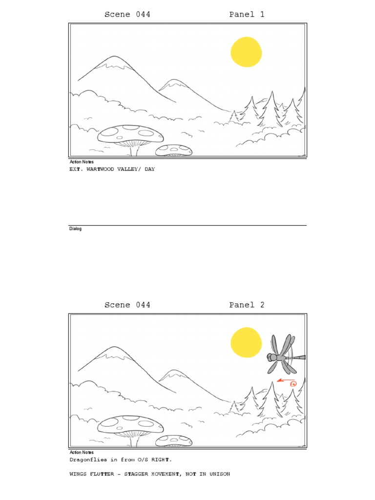 Amphibia Anne or Beast Storyboard First Scene | PDF | Organisms | Nature