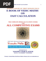 Worksheet Vedic Mathematics | PDF | Teaching Mathematics