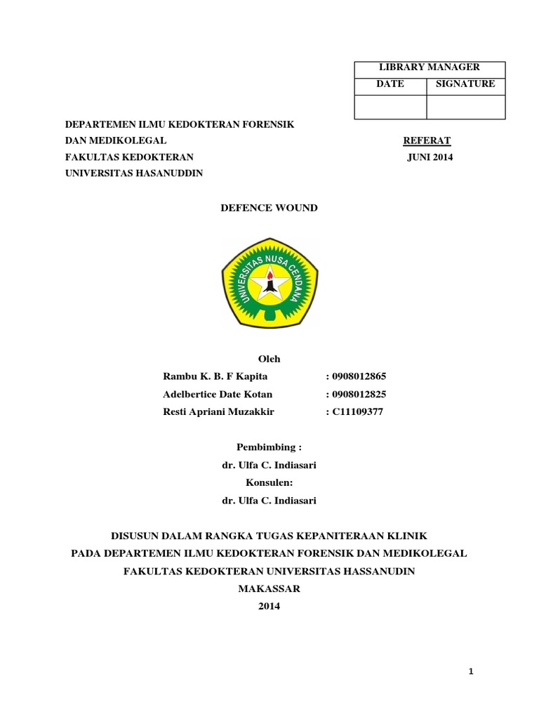 Defense Wound | PDF | Pengembangan Diri | Kesehatan Holistik