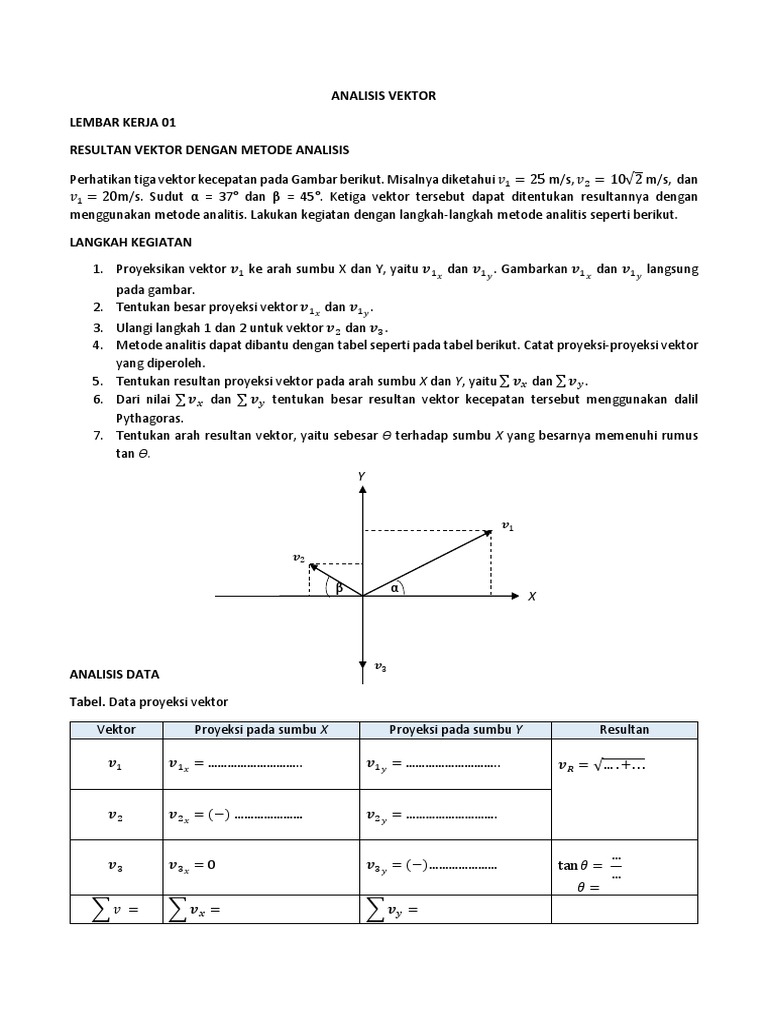 LK 1 Analisis Vektor | PDF