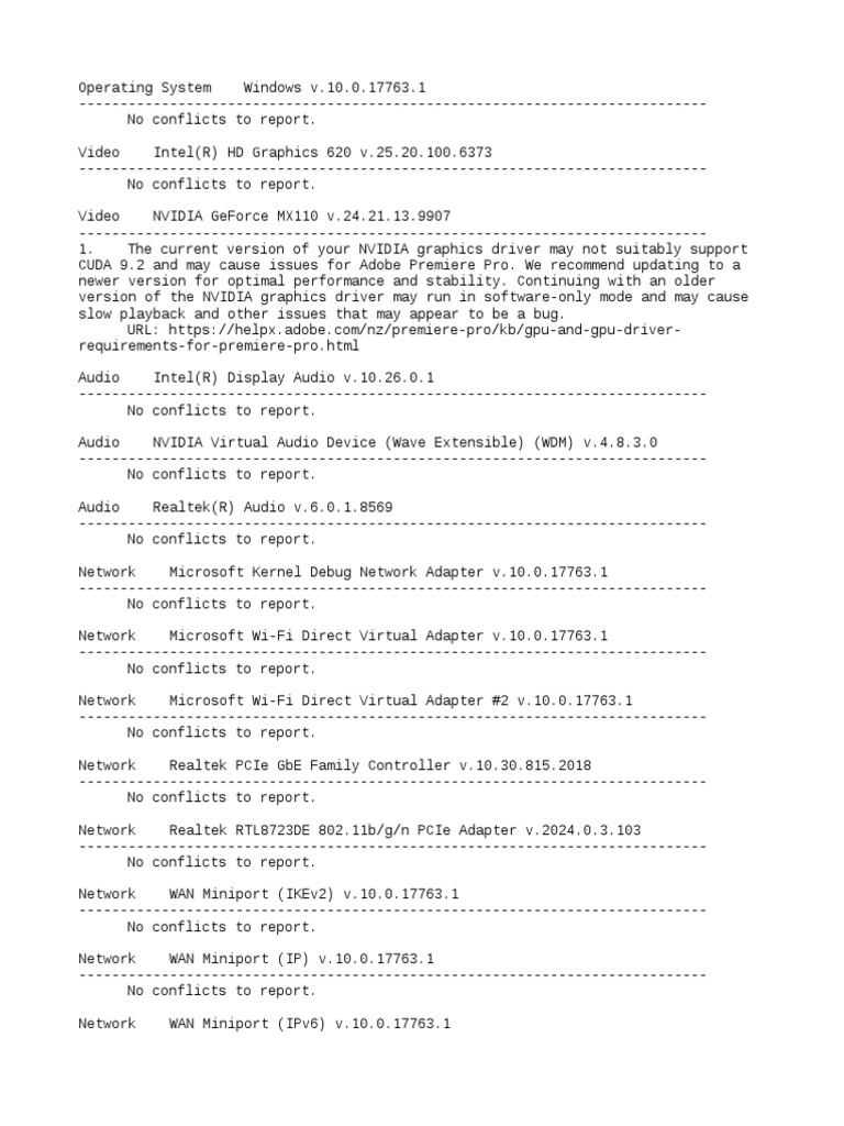 System Compatibility Report | PDF | Device Driver | Microsoft Windows