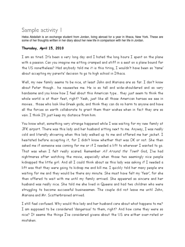 Sample Activity1 en | PDF