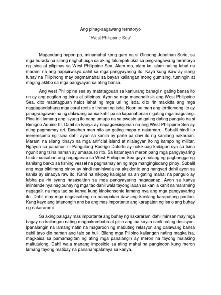 West Philippine Sea | PDF