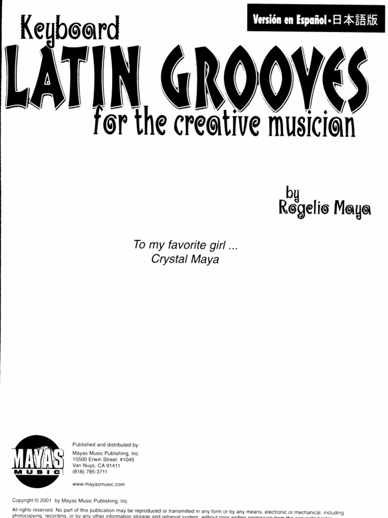Latin Grooves For The Creative Musician (Keyboard) | PDF