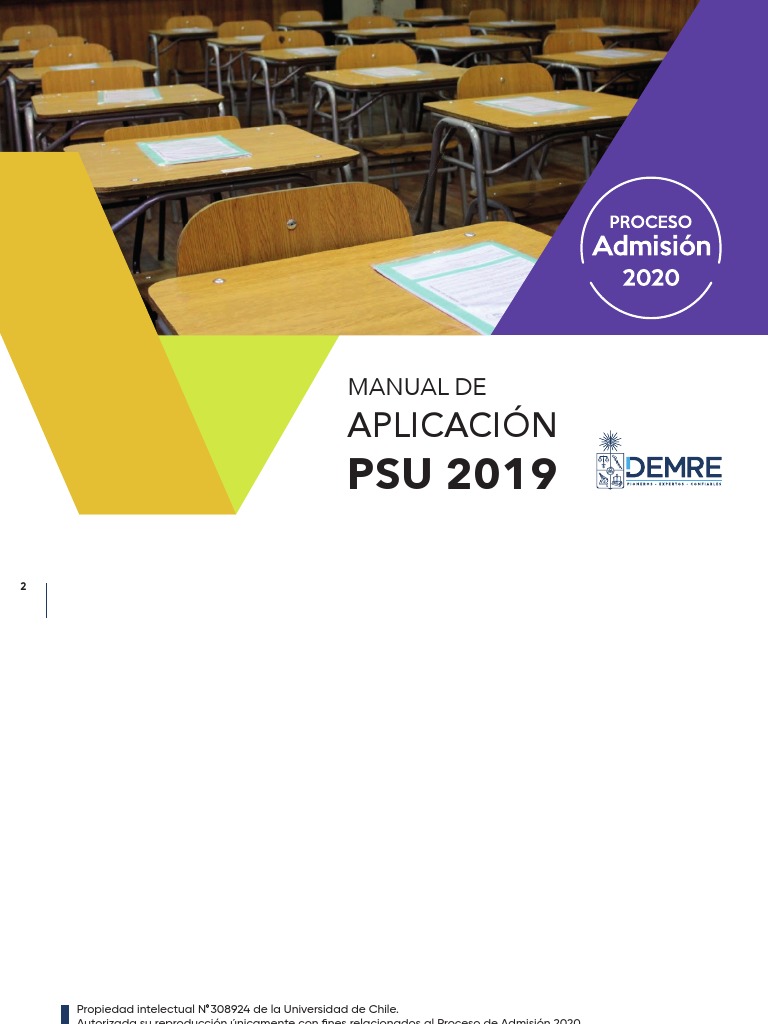 Manual Aplicacion PSU 2020 | PDF | Science | Ciencia (general)