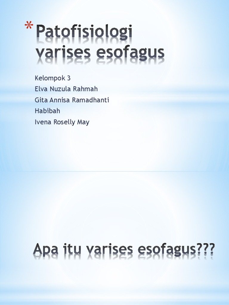 Patofisiologi Varises Esofagus | PDF