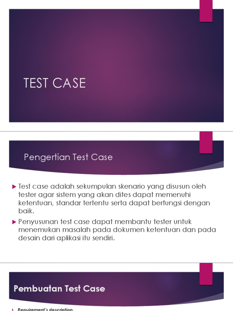 Test Case PDF | PDF