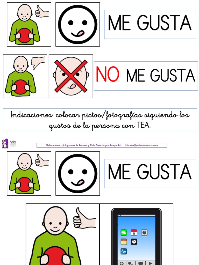 Me Gusta No Me Gusta MODELO PDF | PDF