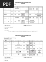 IITM Timetable | PDF | Art | Technology & Engineering