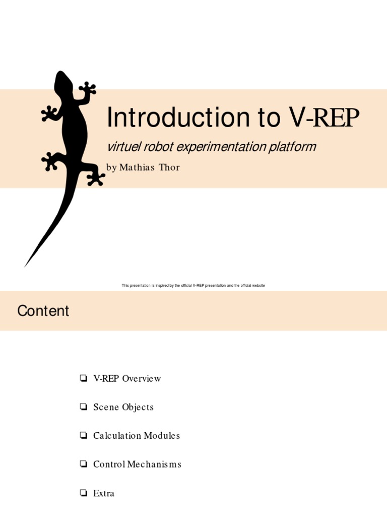 Introduction to Simulation and Control in V-REP: A Comprehensive Guide ...
