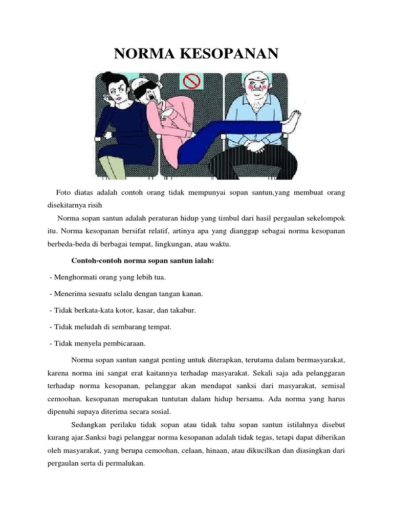 Norma Kesopanan | PDF