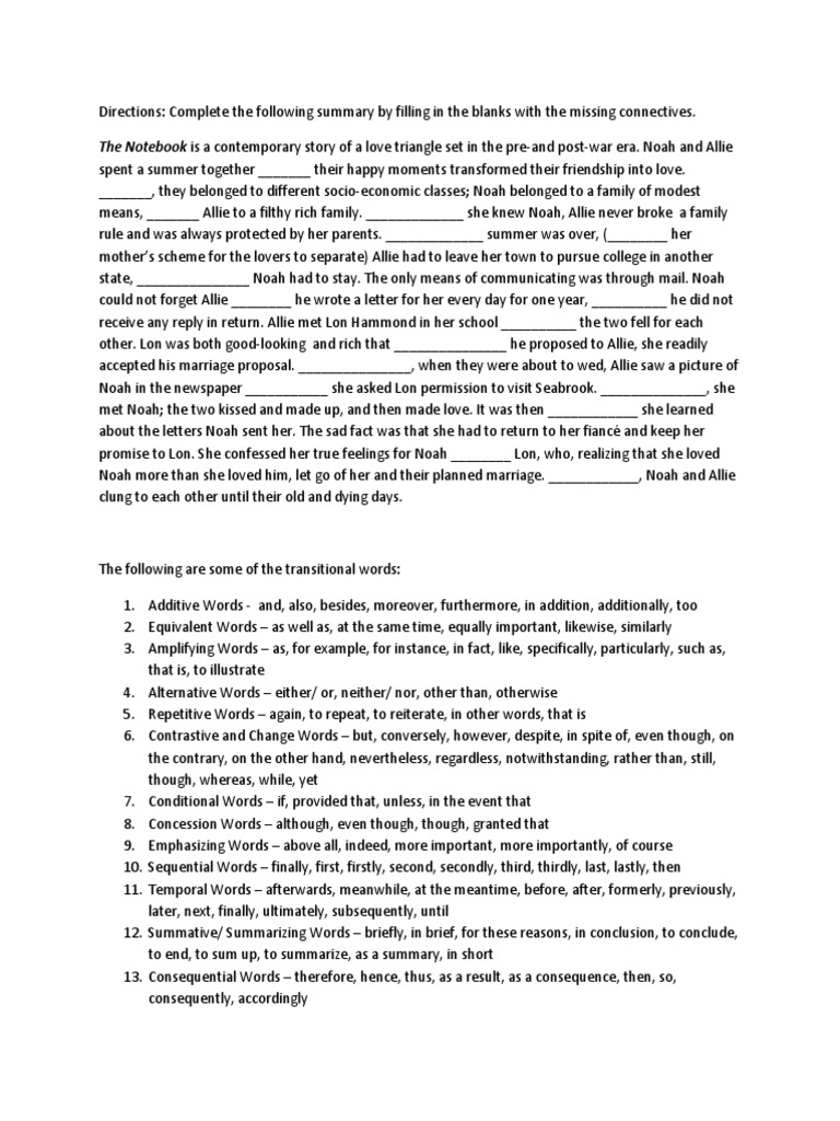 Transitional Devices Activity | PDF