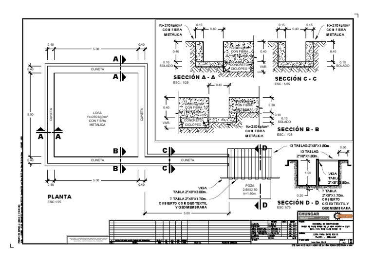 Losa Base Rb.18 Ver.b Plano 1 A4 | PDF