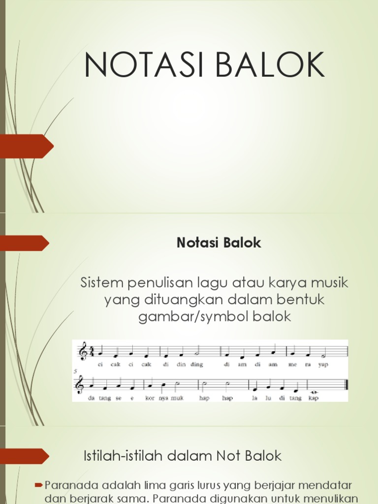 Notasi Balok | PDF
