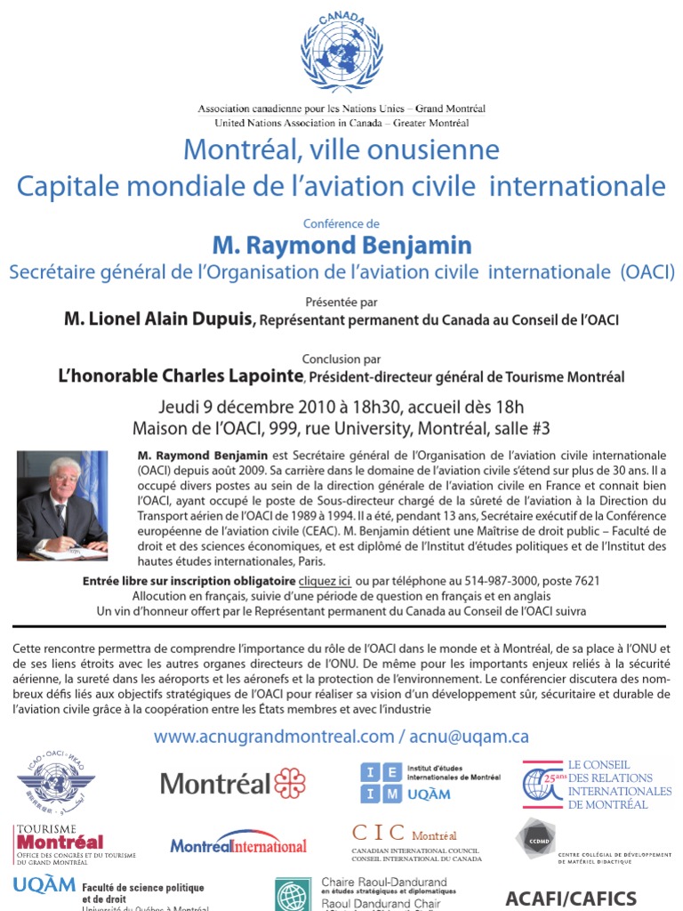 Raymond Benjamin | PDF | Aviation civile | Aviation