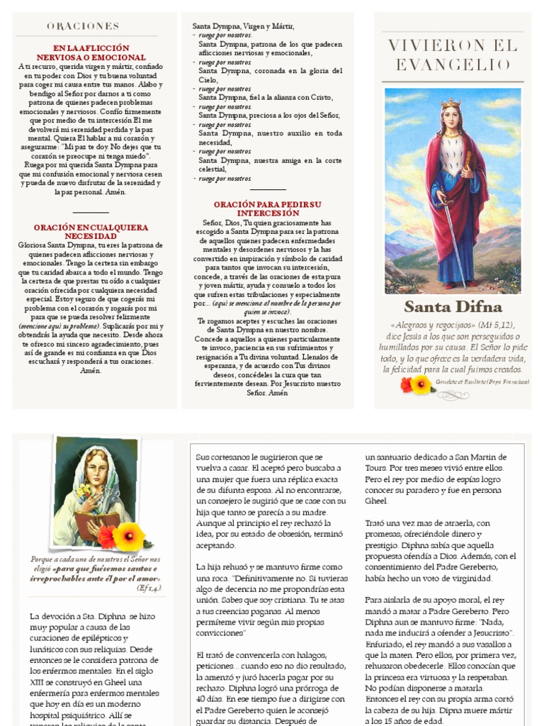 Santa Difna | PDF | Oración | Jesús