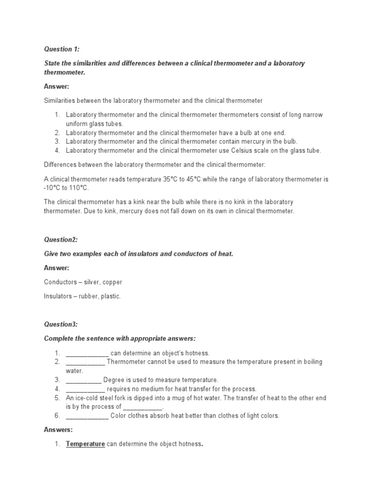 Comparing Clinical and Laboratory Thermometers: A Detailed Examination ...
