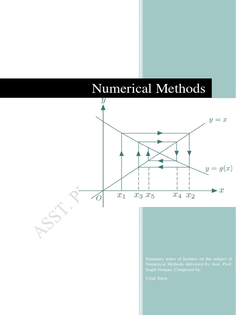 Numerical Methods Notes PDF | PDF | Finite Difference | Numerical Analysis