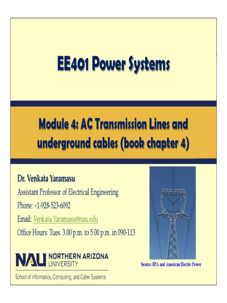 #4 Transmission Lines | PDF | Electric Power Transmission | Alternating ...