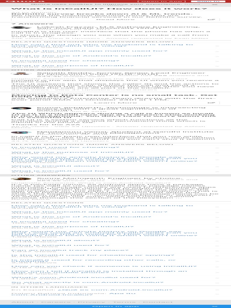 What Is InCallUI How Does It Work - Quora | PDF | Mobile App | Android ...
