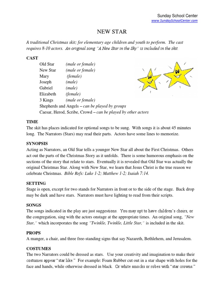 New Star Play | PDF | Saint Joseph | Mary, Mother Of Jesus