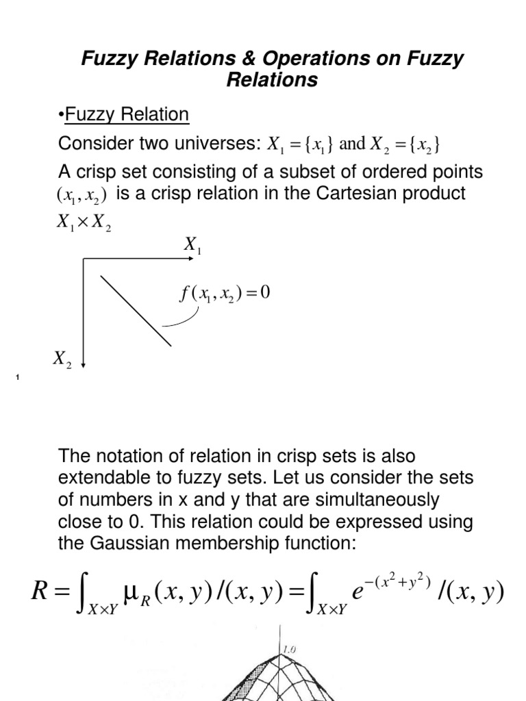 Fuzzy Relations | PDF | Fuzzy Logic | Semantics