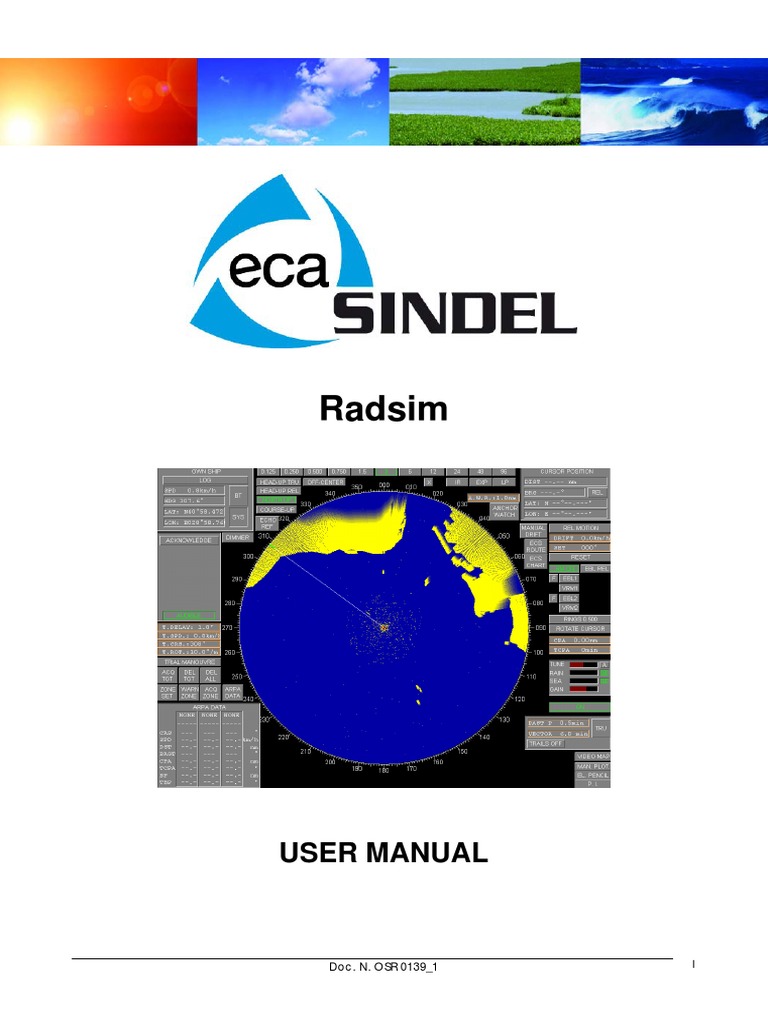 Manual Del Radar - Simulador PDF | PDF | Radar | Cursor (User Interface)