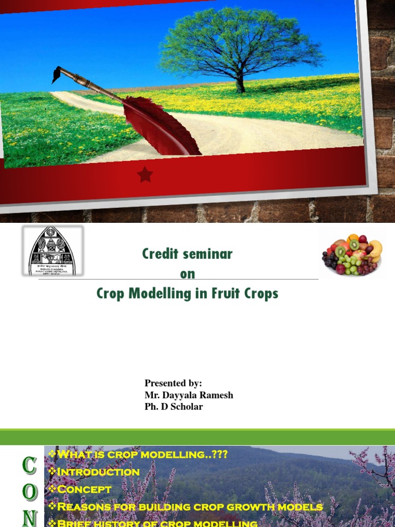 An Insightful Introduction to Crop Modelling in Fruit Crops | PDF ...