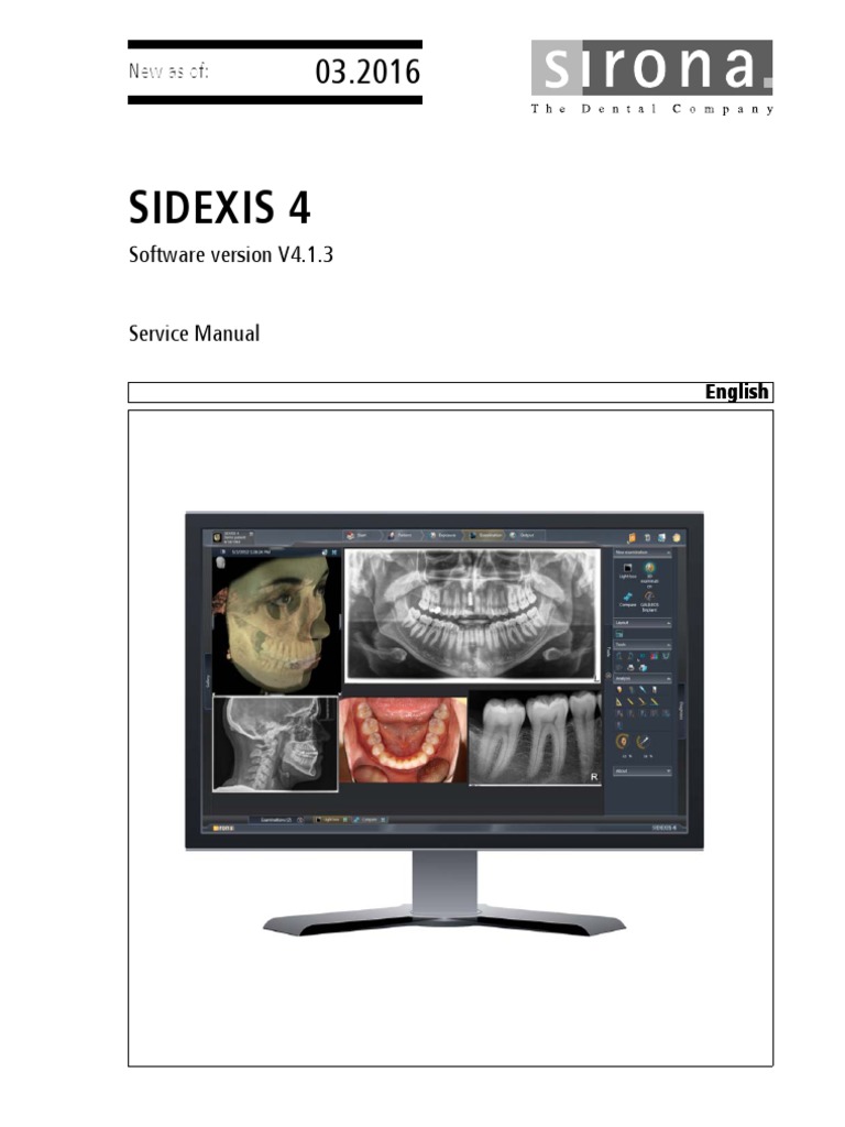 Sirona Sidexis Service Manual Pdf Computer File Backup