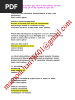 Principles of Marketing Past Papers Long Questions | PDF