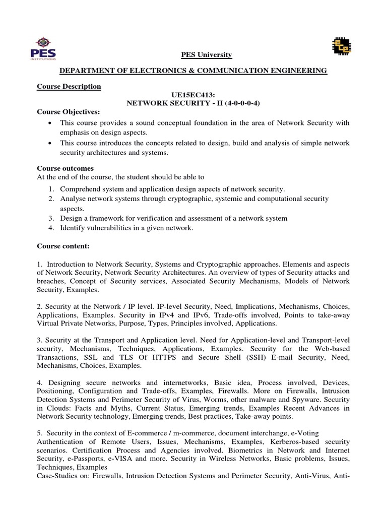 Lesson Plan-Ns2 | PDF | Computer Security | Security