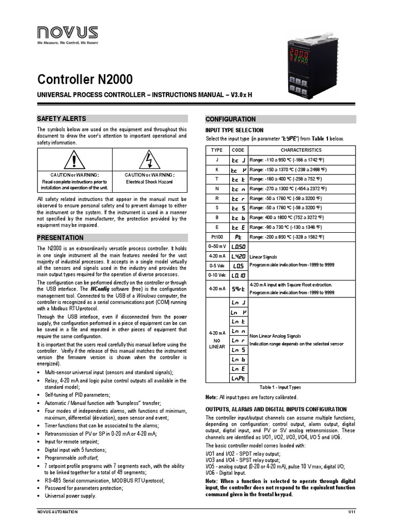 Manual n2000 v30x H English | PDF | Usb | Control Theory