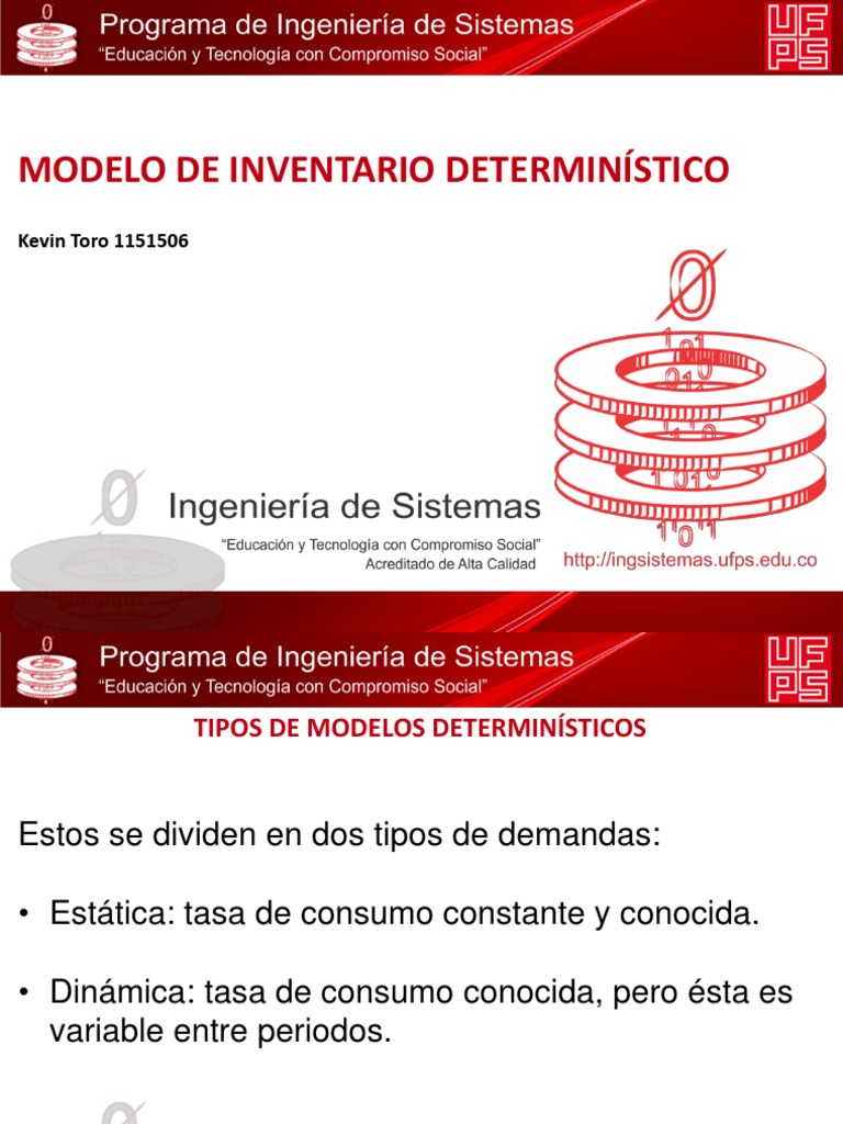Modelo de Inventario Determinístico EOQ | PDF | Inventario | Economias